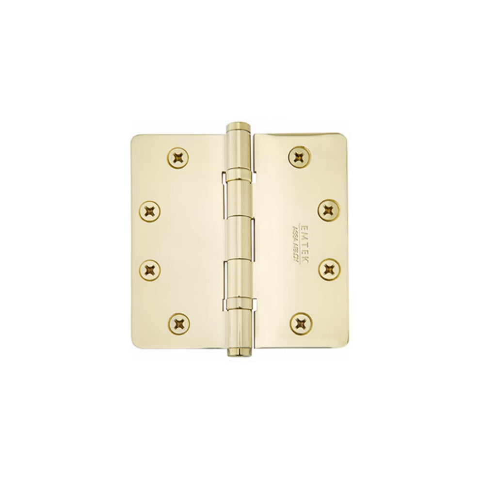 Heavy Duty Solid Brass, Ball Bearing Hinge, 1/4" Radius Corners ...