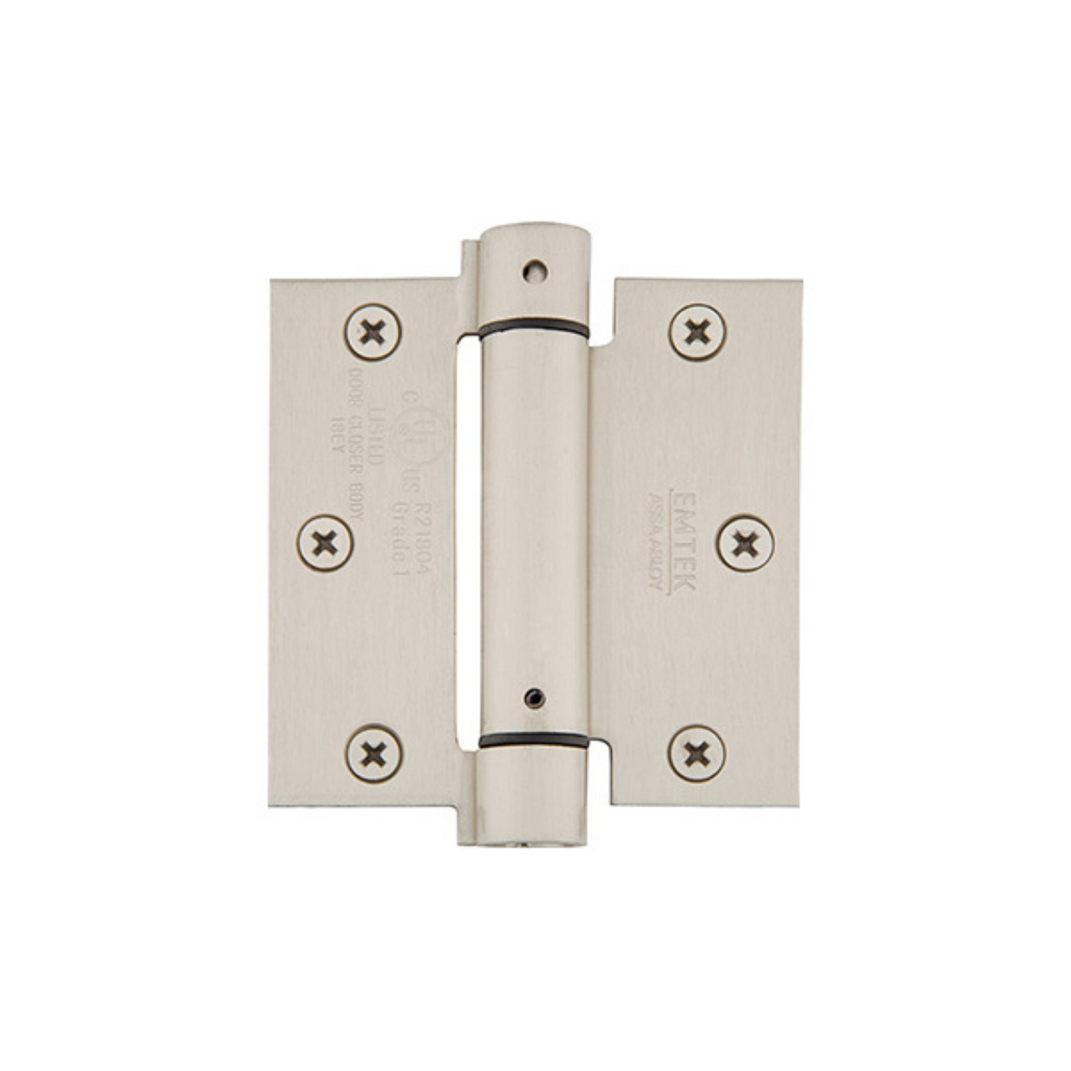 Plated Steel UL Spring Hinge – Hardware Collection